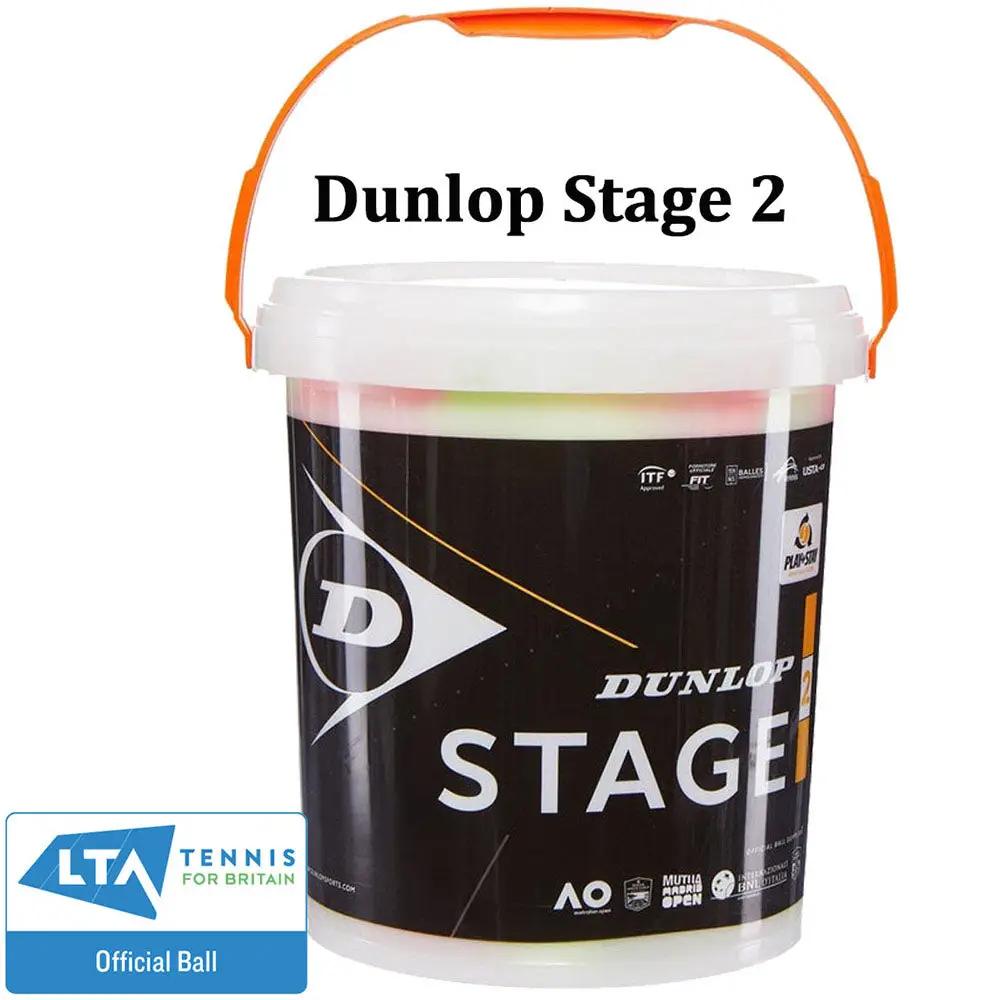 Dunlop Stage 2 Tennis Ball Bucket at Sports Ball Shop – Big Game Hunters