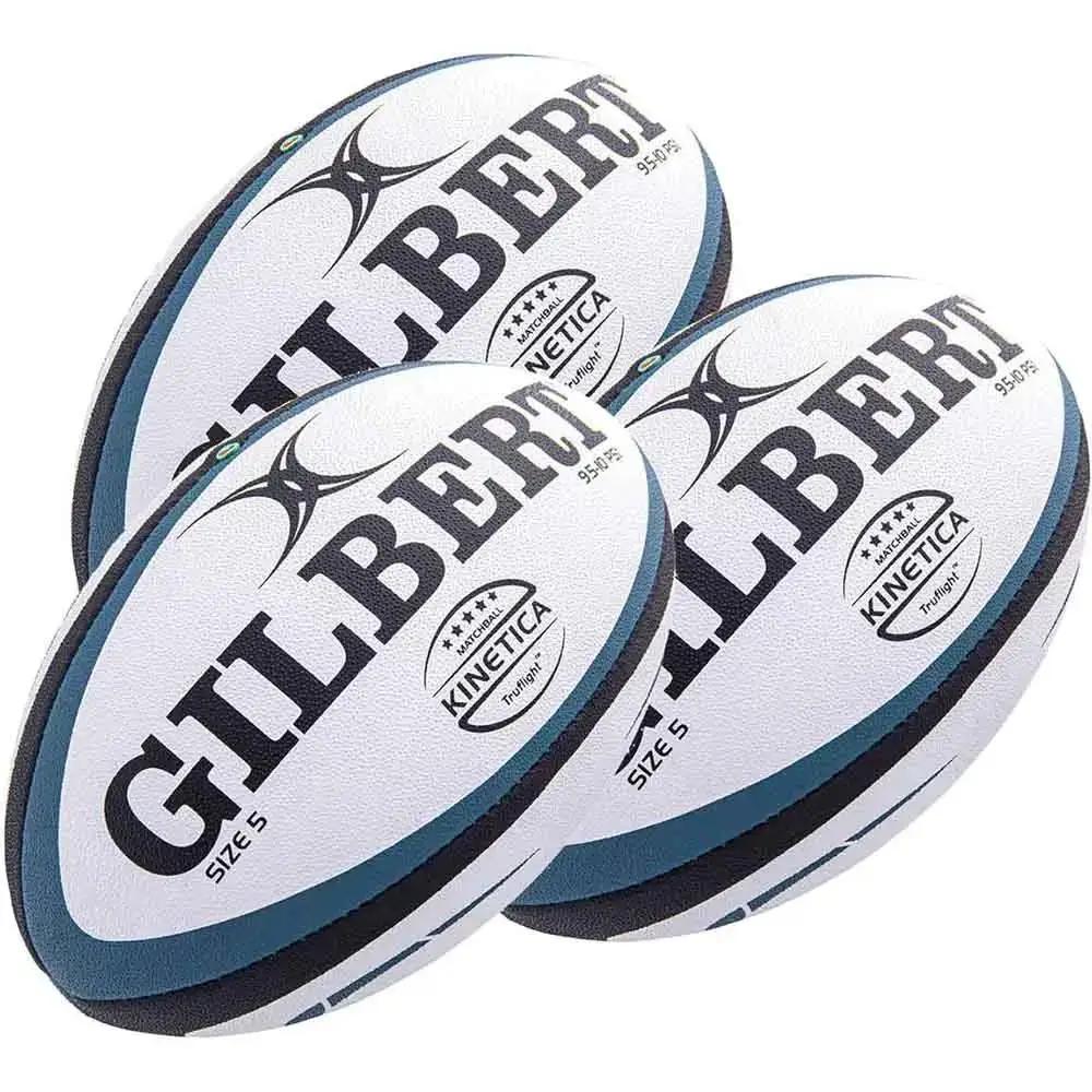 Gilbert Kinetica Rugby Ball 3 Pack | Gilbert Rugby Balls – Big Game Hunters