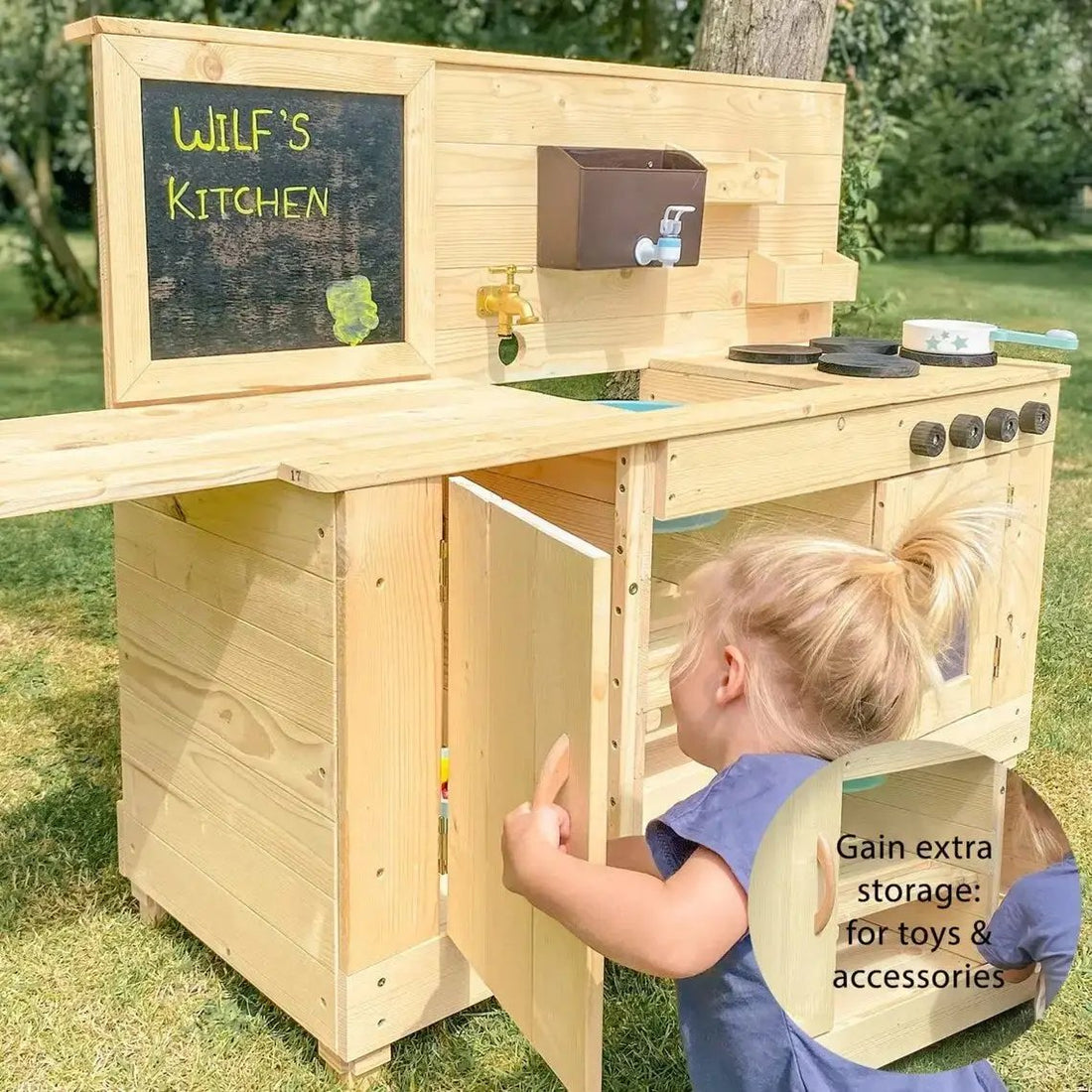 Large Triple Mud Kitchen For Outdoor Play | Big Game Hunters