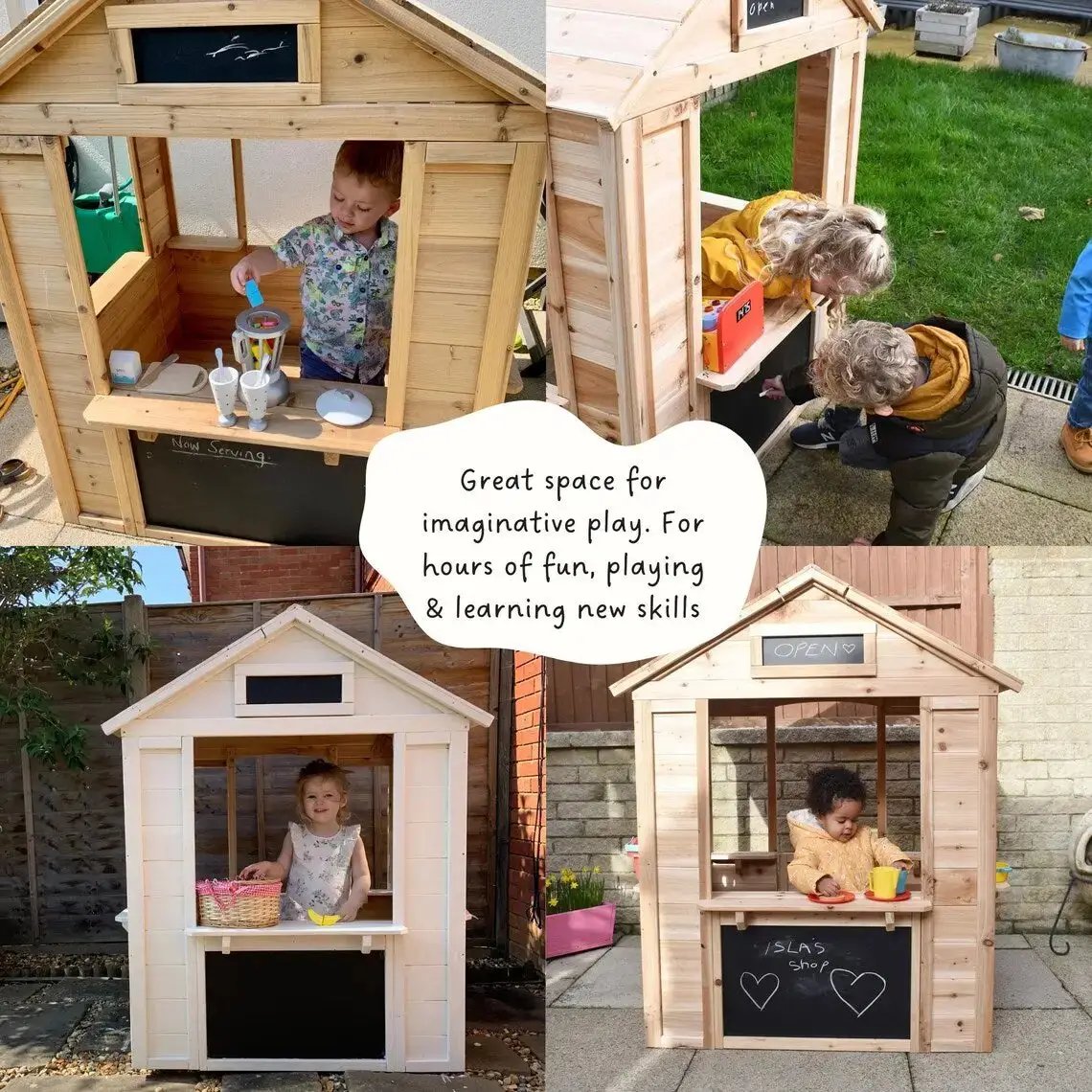 Cafe Shop Playhouse: Pretend play for Kids 3-8 years – Big Game Hunters
