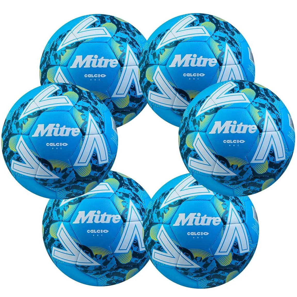 Football - Mitre Calcio One 24 - For Training - Pack of 6 – Big Game ...