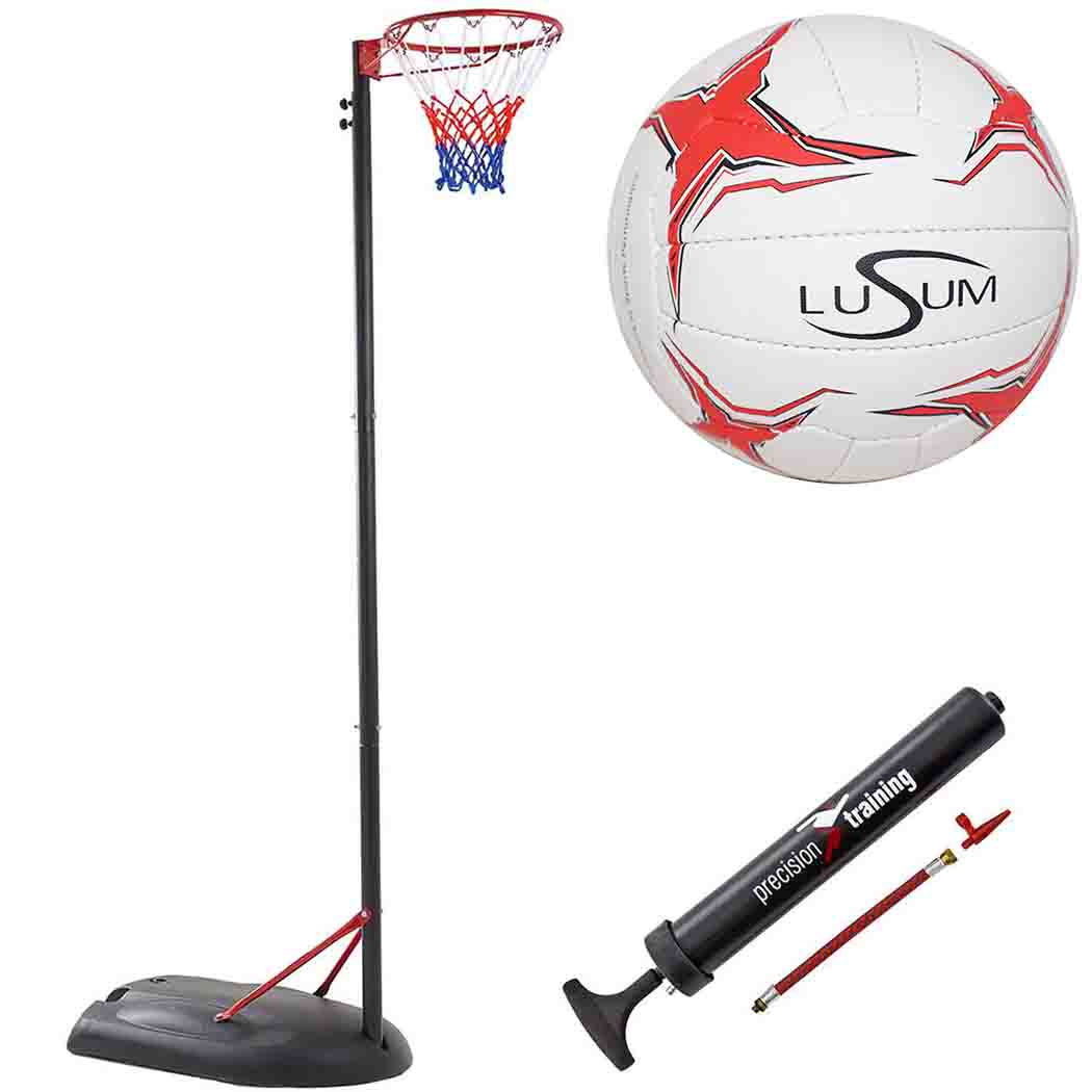 Bee-Ball Netball Hoop And Ball Set | Starter Post Set – Big Game Hunters
