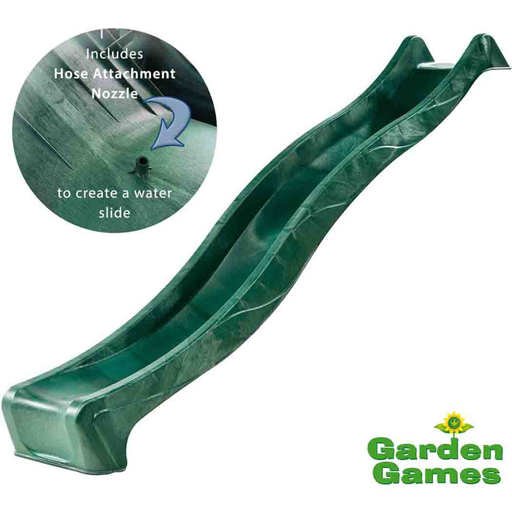3 metre Green Childrens Slide | 3m Garden Slide – Big Game Hunters